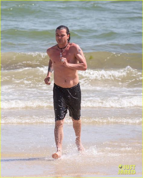 Gavin Rossdale Shows Off His Fit Physique During Solo Day At The Beach
