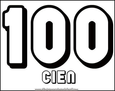 Numeros Del 1 Al 100 Para Colorear Imagui