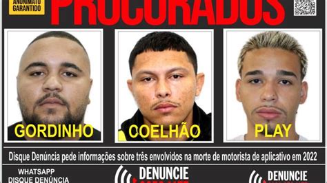 Polícia procura três acusados pela morte de motorista de aplicativo que
