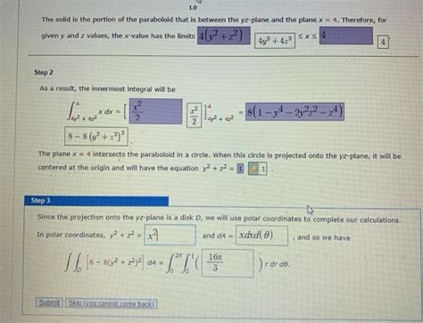 Solved Cise Evaluate The Triple Integral Sia X Dv Where E Chegg