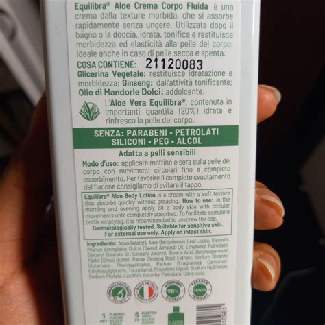 Equilibra Crema Corpo Fluida Aloe Reviews Abillion