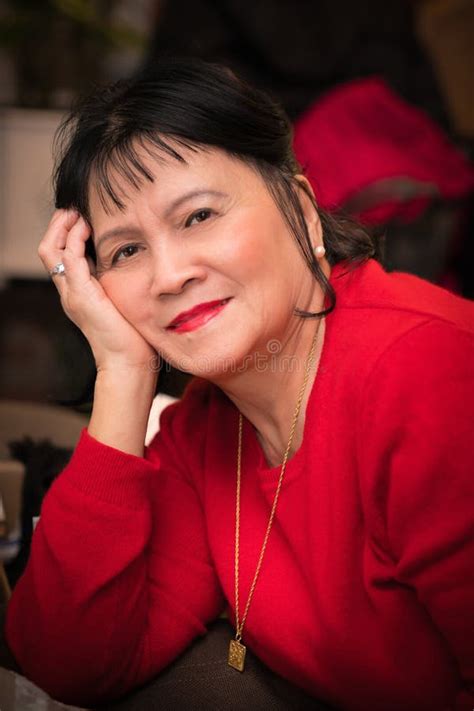 Laughing Ethnic Mature Woman Stock Photos Free Royalty Free