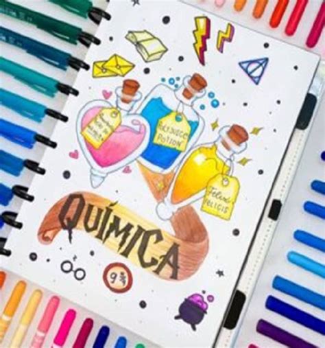 Portadas De Qu Mica Dibujos Cuadernos Marketing Agency