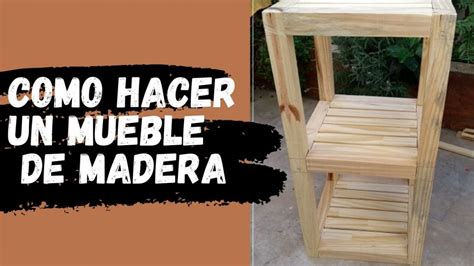 Cómo hacer un mueble de madera Paso a paso PLANETA ARQUITECTURA