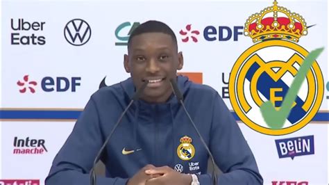 OFFICIEL RANDAL KOLO MUANI AU REAL MADRID POUR 4 ANS YouTube