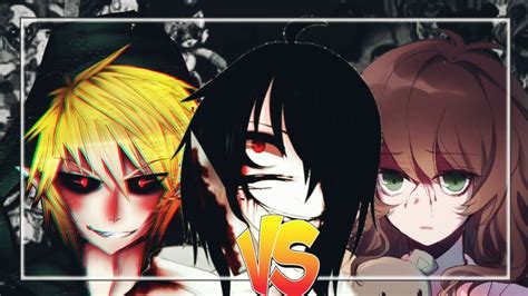 JEFF THE KILLER VS BEN DROWNED VS SALLY RAP ESPECIAL HALLOWEEN 5