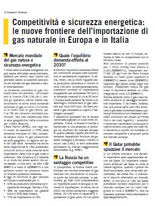 Competitività e sicurezza energetica le nuove frontiere dell