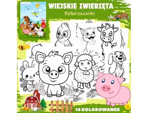 Zwierzęta Wiejskie Kolorowanki Do Druku Owca Balbinka