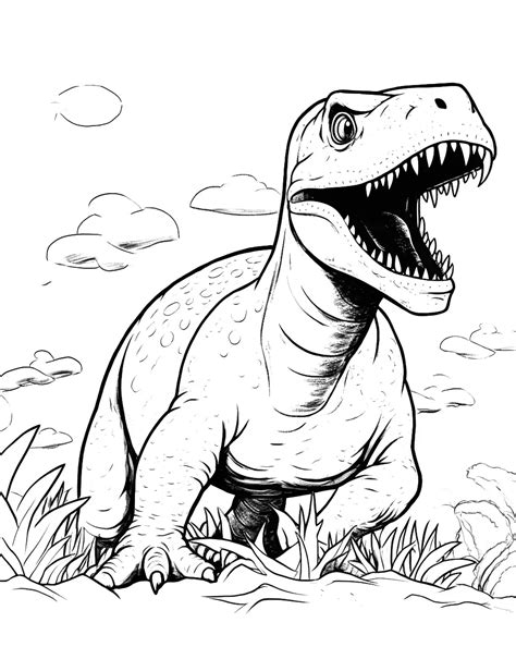50 Dinosaur Coloring Pages 2024 Free Printable Sheets Artofit