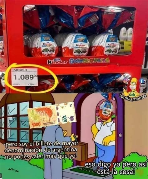 Kinder está caro Meme subido por aristerv Memedroid