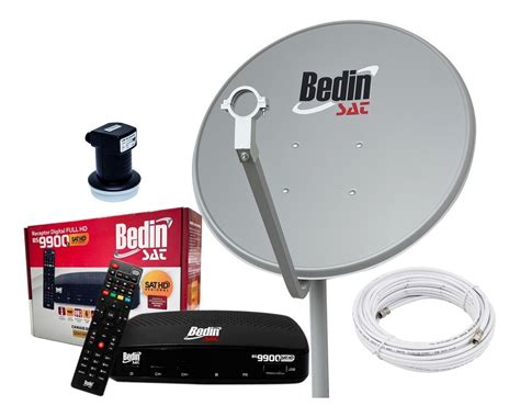 Kit Nova Antena Parab Lica Banda Ku Bedinsat Cm Completa
