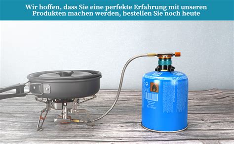 Jeebel Camp Ventilkartuschen Adapter für Campingaz Easy Click CV
