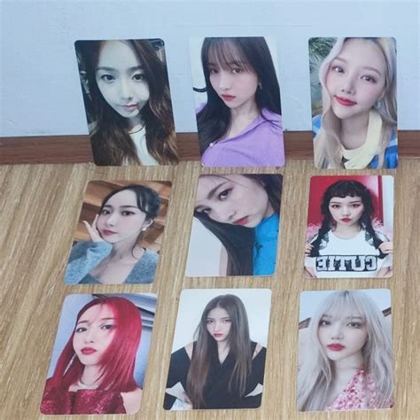 Jual Gfriend Viviz Official Photocard Sowon Yerin Eunha Yuju Sinb Umji
