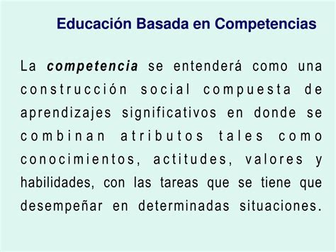 PPT Educación Basada en Competencias PowerPoint Presentation free