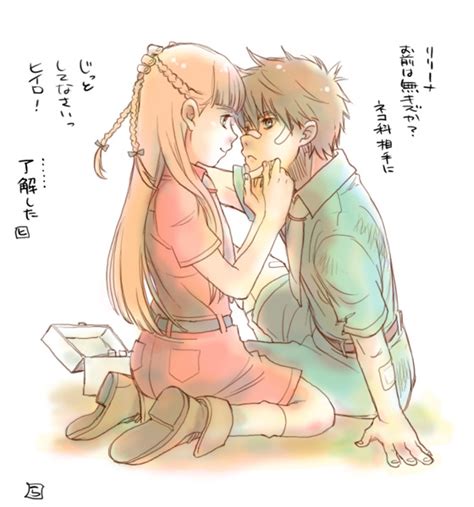 Heero Yuy And Relena Peacecraft Gundam And More Drawn By Rakusuke
