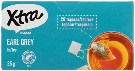 Xtra Earl Grey Tee 20 X 1 25 G S Kaupat Ruoan Verkkokauppa
