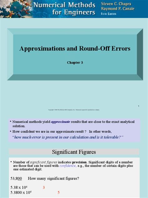 approximations and round off errors pdf significant figures numbers