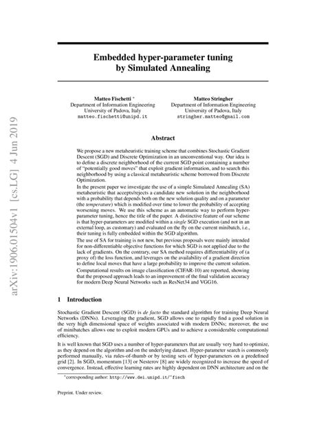 embedded hyper parameter tuning by simulated annealing deepai