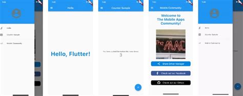 Collapsible Sidebar Menu Navigation Drawer In Flutter
