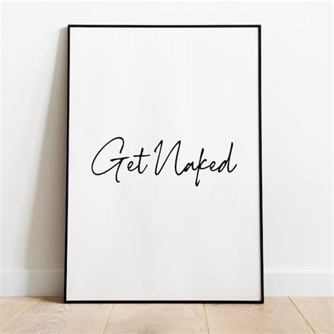 Get Naked Quote Etsy