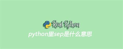 python里sep是什么意思 python教程 php中文网