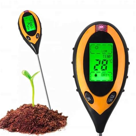 Medidor De Umidade Ph Temperatura 4 Em 1 Terra Solo Plantas BMAX