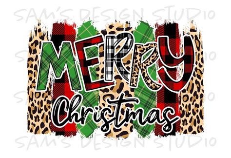 Merry Christmas PNG Merry Christmas Sublimation PNG Etsy Christmas