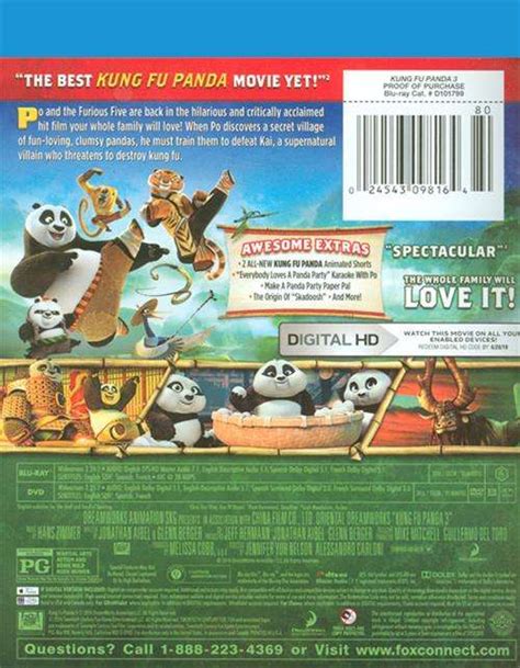 Kung Fu Panda Blu Ray Dvd Ultraviolet Blu Ray Dvd Empire