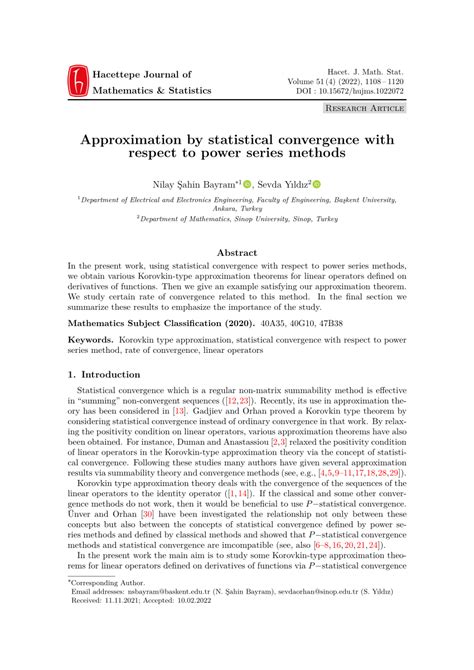 pdf approximation by statistical convergence with respect to power series methods