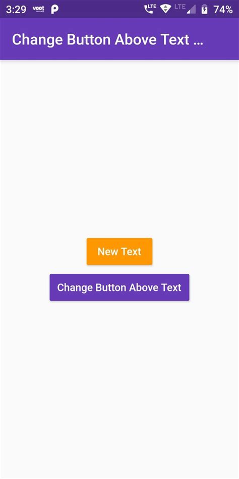 The Change Button Above Text Is Highlighted On The Phone S Home Screen