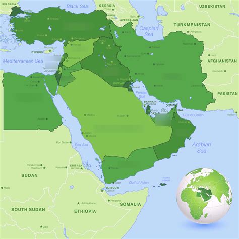 Middle Eastern Countries Diagram Quizlet