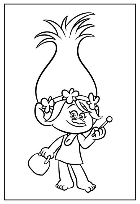 Desenhos Dos Trolls Para Colorir Bora Colorir