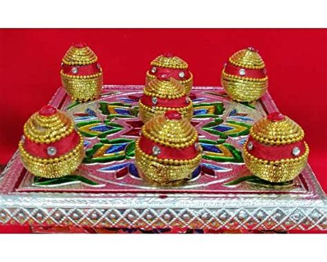 Buy AtoZ India Cart Elegant Designer Meenakari Crafted Saptapadi Lagan