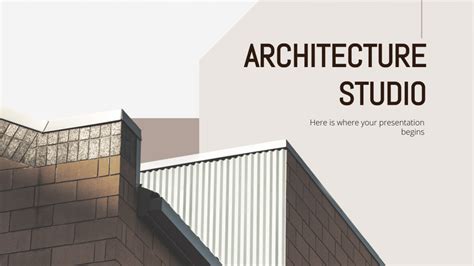Architecture Studio Google Slides Theme And Powerpoint Template