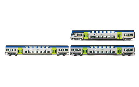 Lima HL5056 3er Set Doppelstockwagen Vivalto Mit Steuerwagen DRP Ep