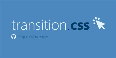 Drop In CSS Transitions Library Bypeople
