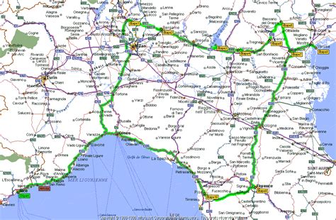 Carte routière Italie Vacances Arts Guides Voyages