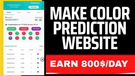 How To Make Color Prediction Website Part 1 YouTube