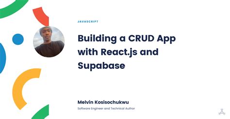 build your own crud app with react js and supabase