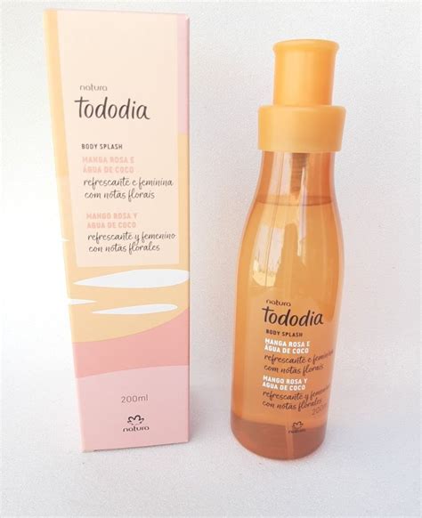 Body splash tododia manga rosa e água de coco Agua de coco Shampoo