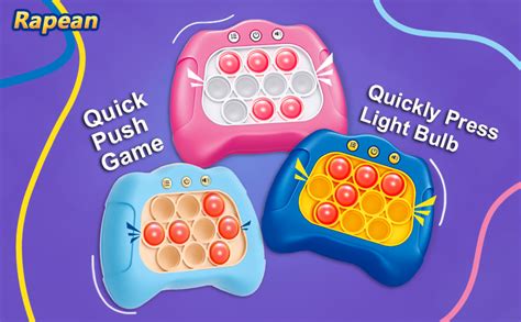 Amazon Quick Push Light Up Pop Game Fidget Toys For Adults And