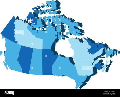 Mapa Pol Tico De Canad Imagen Vector De Stock Alamy