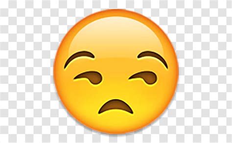Emoji Sticker Emoticon Smiley Annoyance Transparent Png