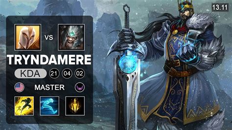 Tryndamere Vs Kayle Top NA Grandmaster Patch 13 11 Season 13 YouTube