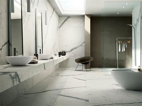 Porcelain Stoneware Wall Floor Tiles With Marble Effect CALACATTA