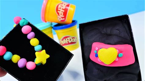 Hamur oyunları Play doh oyun hamuru ile kolye ve bilezik yapalım