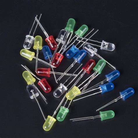 Buy Dicuno Pcs Colors X Pcs Mm Bi Pin Led Light Emitting Diode