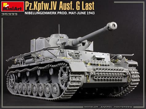 MiniArt Pz Kpfw IV Ausf G Last Ausf H Early Nibelungenwerk May