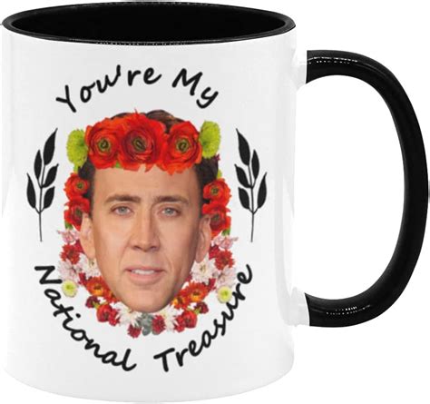 Amazon You Re My National Treasure Coffee Mug 11 Oz White Black