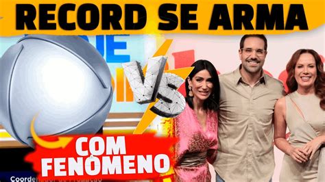 Record de arma contra estreia de Chega Mais no SBT e escala fenômeno